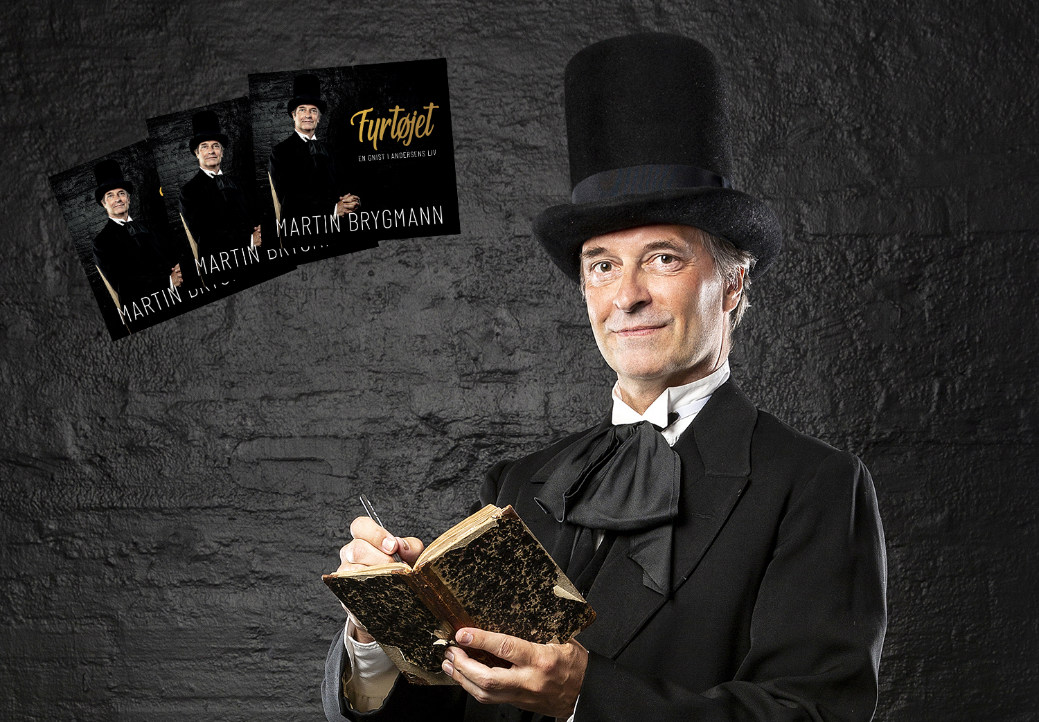 Martin Brygmann signerer sin nye CD med sange til næste års sommerspil ...